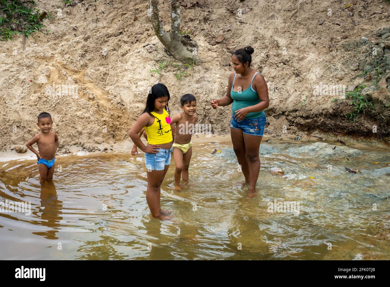 Riberenos (River People) of the Peruvian Amazon RIver Stock Photo - Alamy