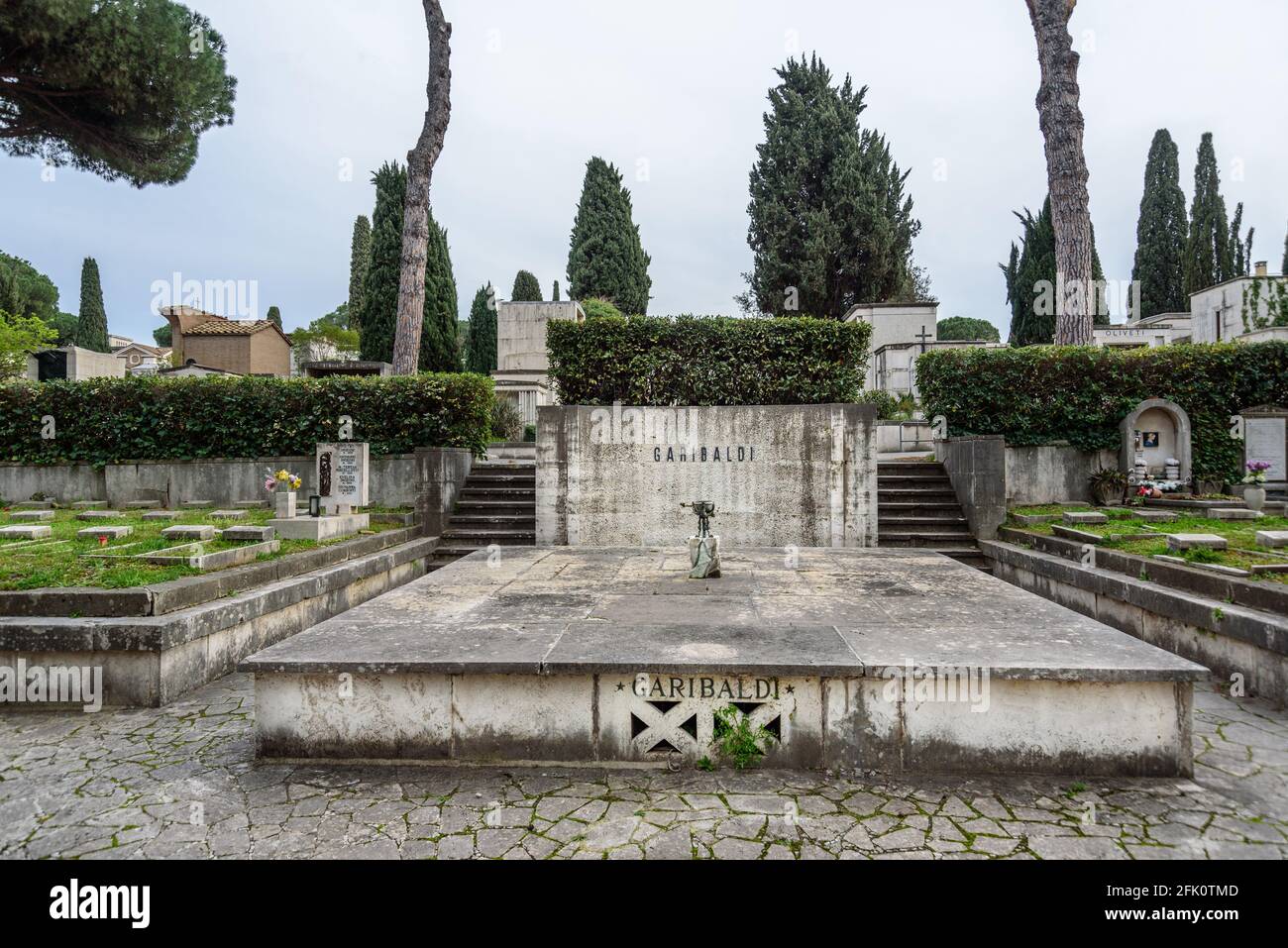 Cemetery giuseppe garibaldi hi-res stock photography and images - Alamy