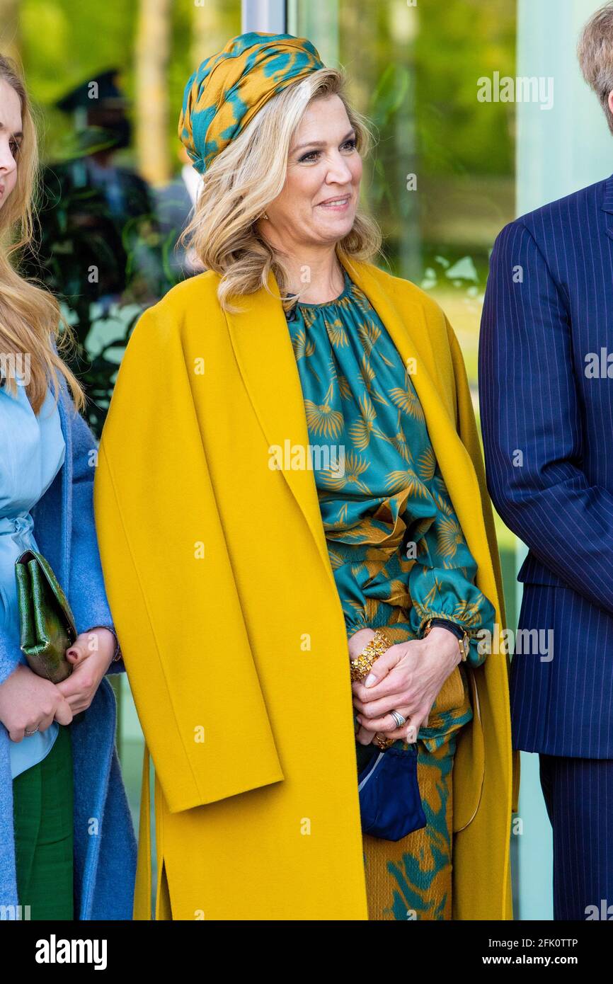 Queen Maxima celebrating the King's 54th birthday during King’s Day ...
