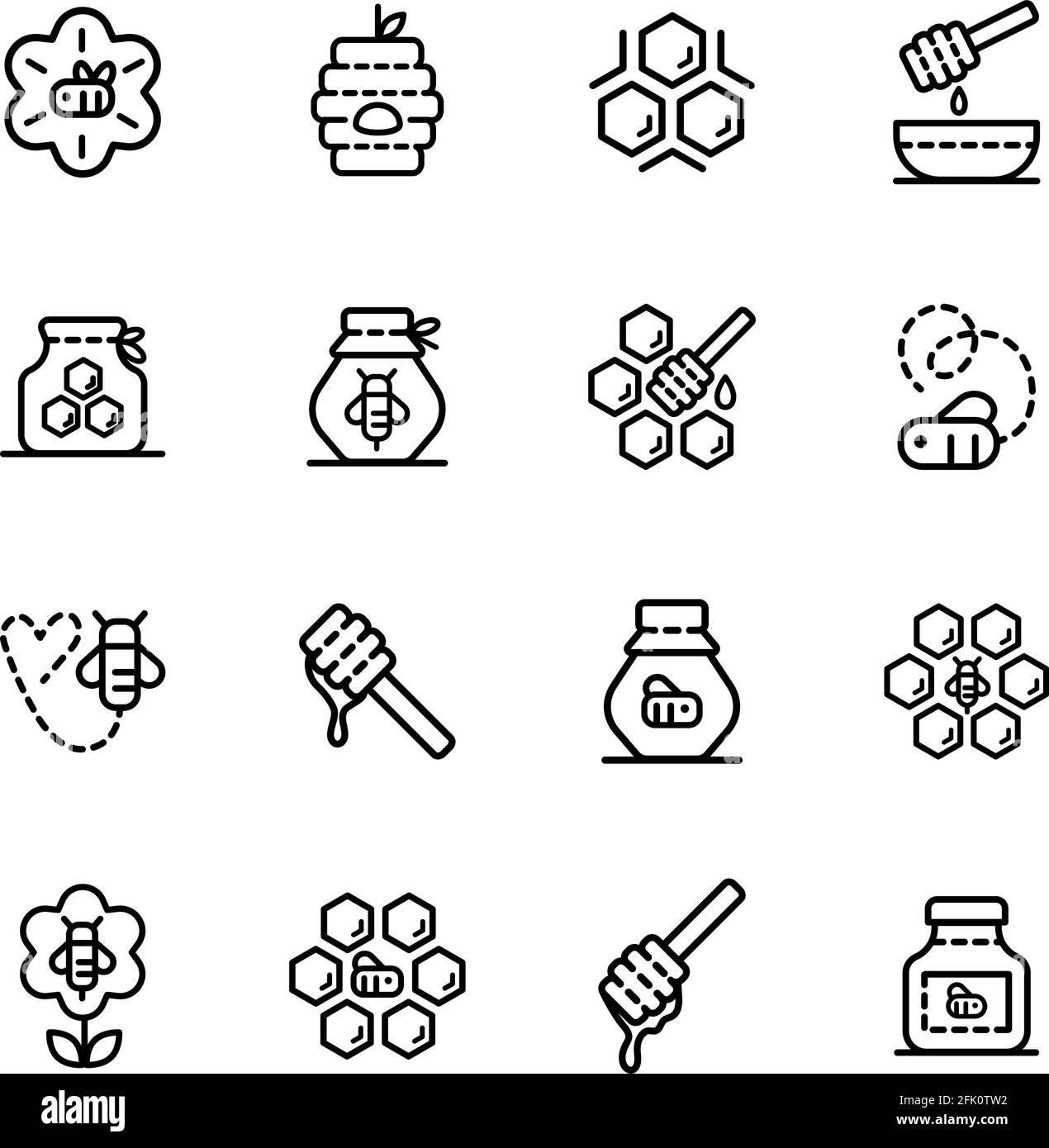 Beekeeper honey comb Stock Vector Images - Alamy