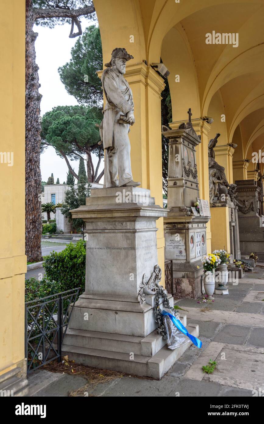 Verano Monumental Cemetery, Tiburtino district, European Cemeteries ...