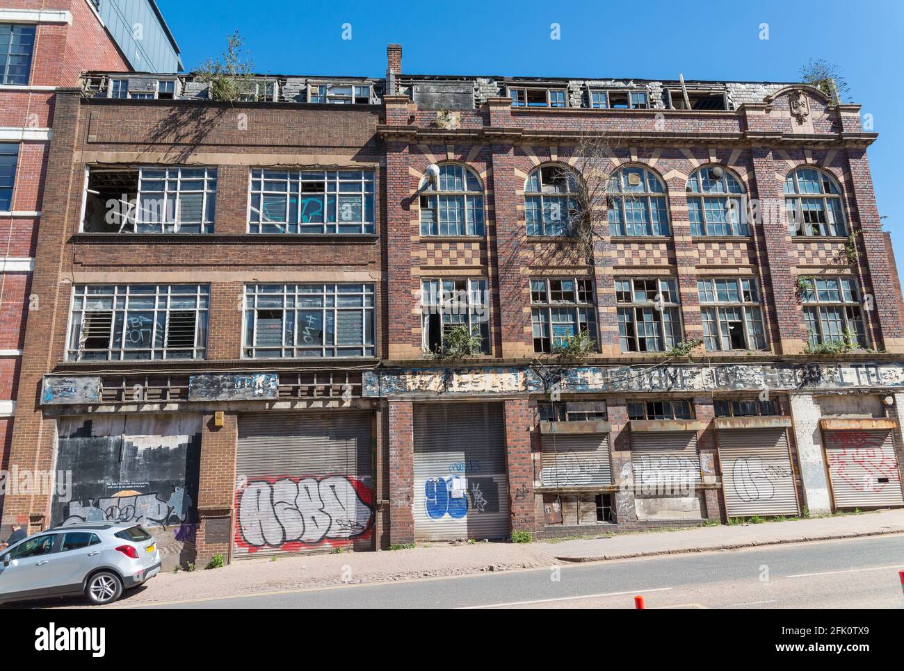 Old Victorian factory building on Bradford Street in Digbeth ...