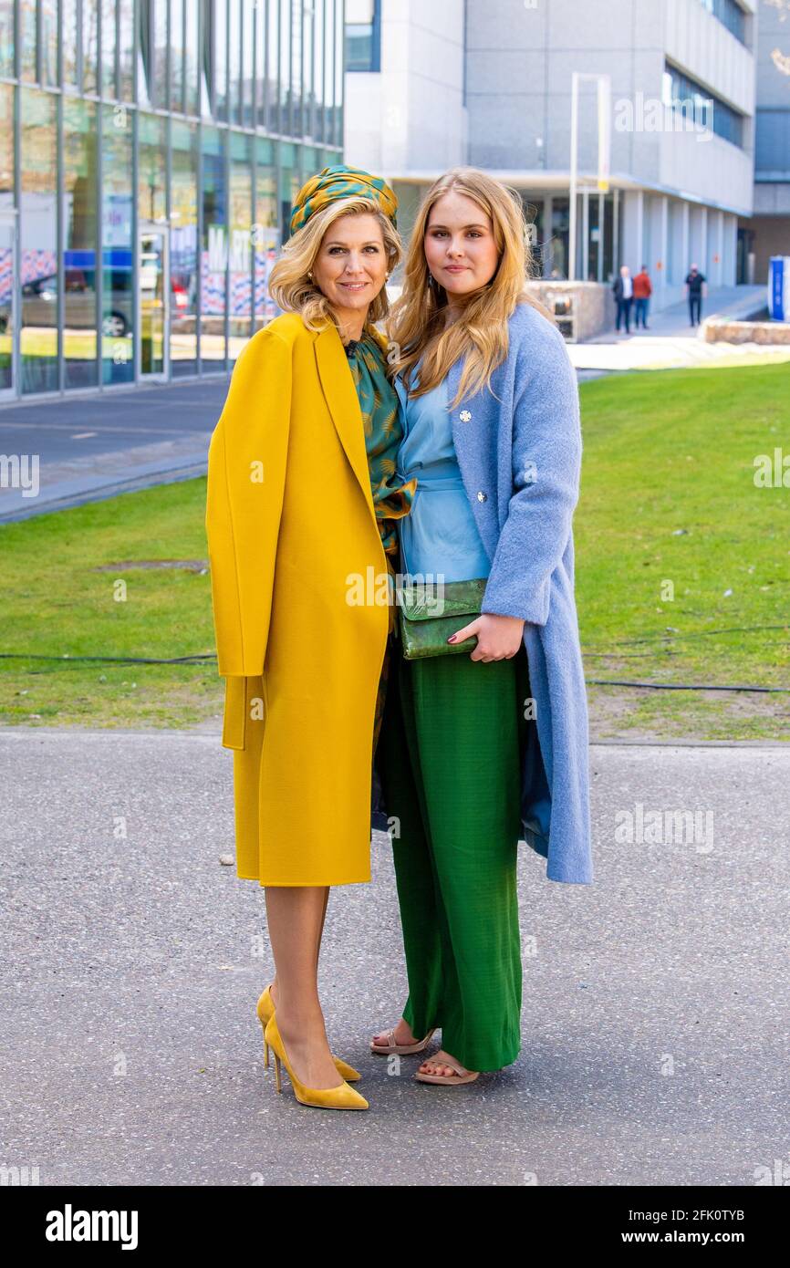Queen Maxima and Princess Amalia are celebrating the King's 54th ...