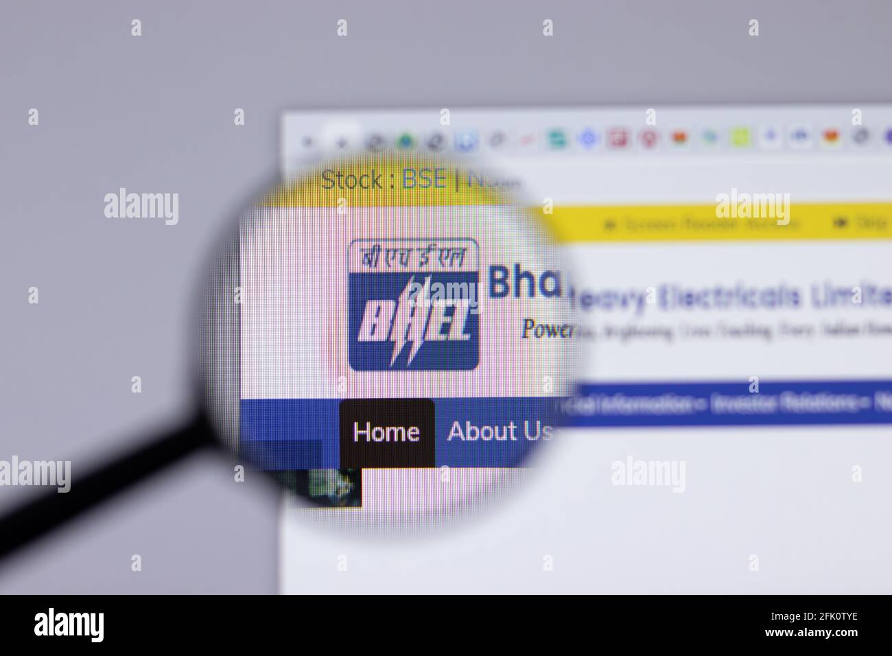 Bhel logo hi-res stock photography and images - Alamy