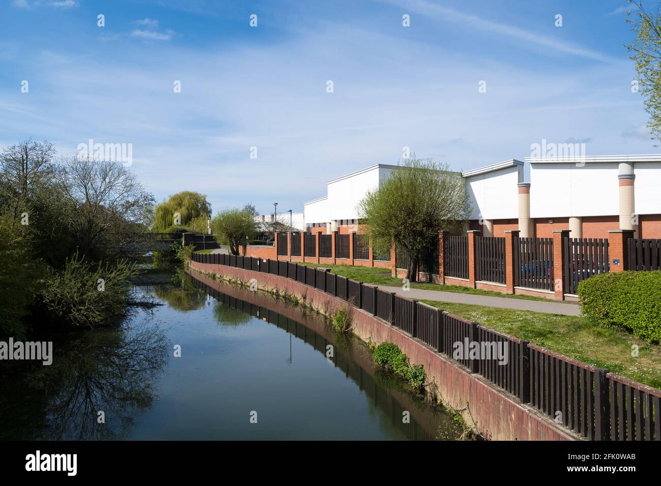 River Witham looking south from Rope Walk bridge Stock Photo - Alamy
