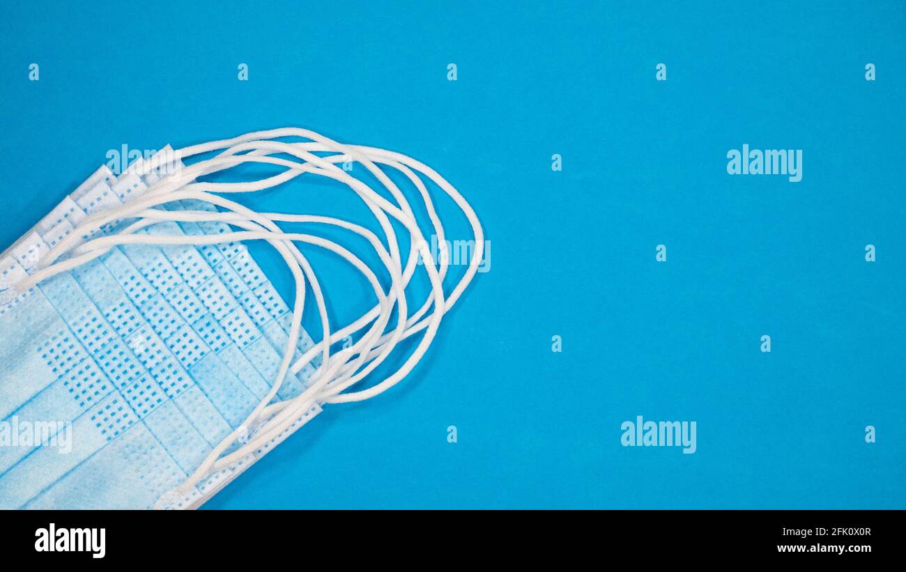 Ear-loop face mask 3 ply, Safety masks. Dust protection respirator and ...