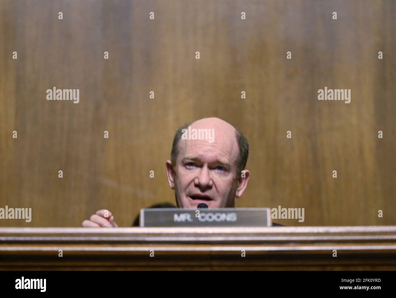 Washington, United States. 27th Apr, 2021. Chairman Sen. Christopher ...