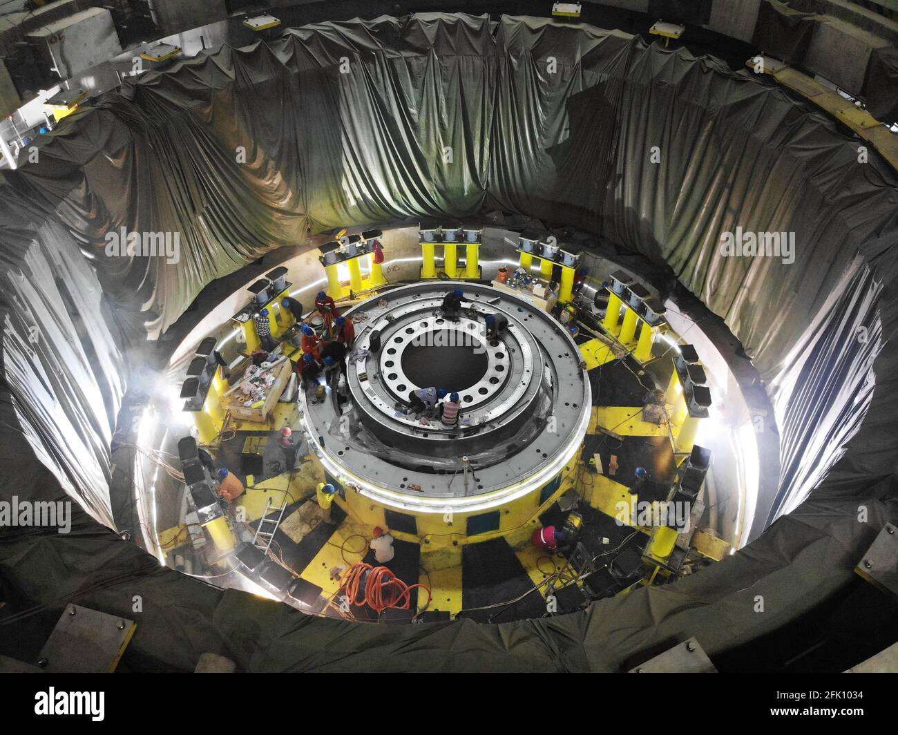 The underground powerhouse of world's biggest hydropower station ...