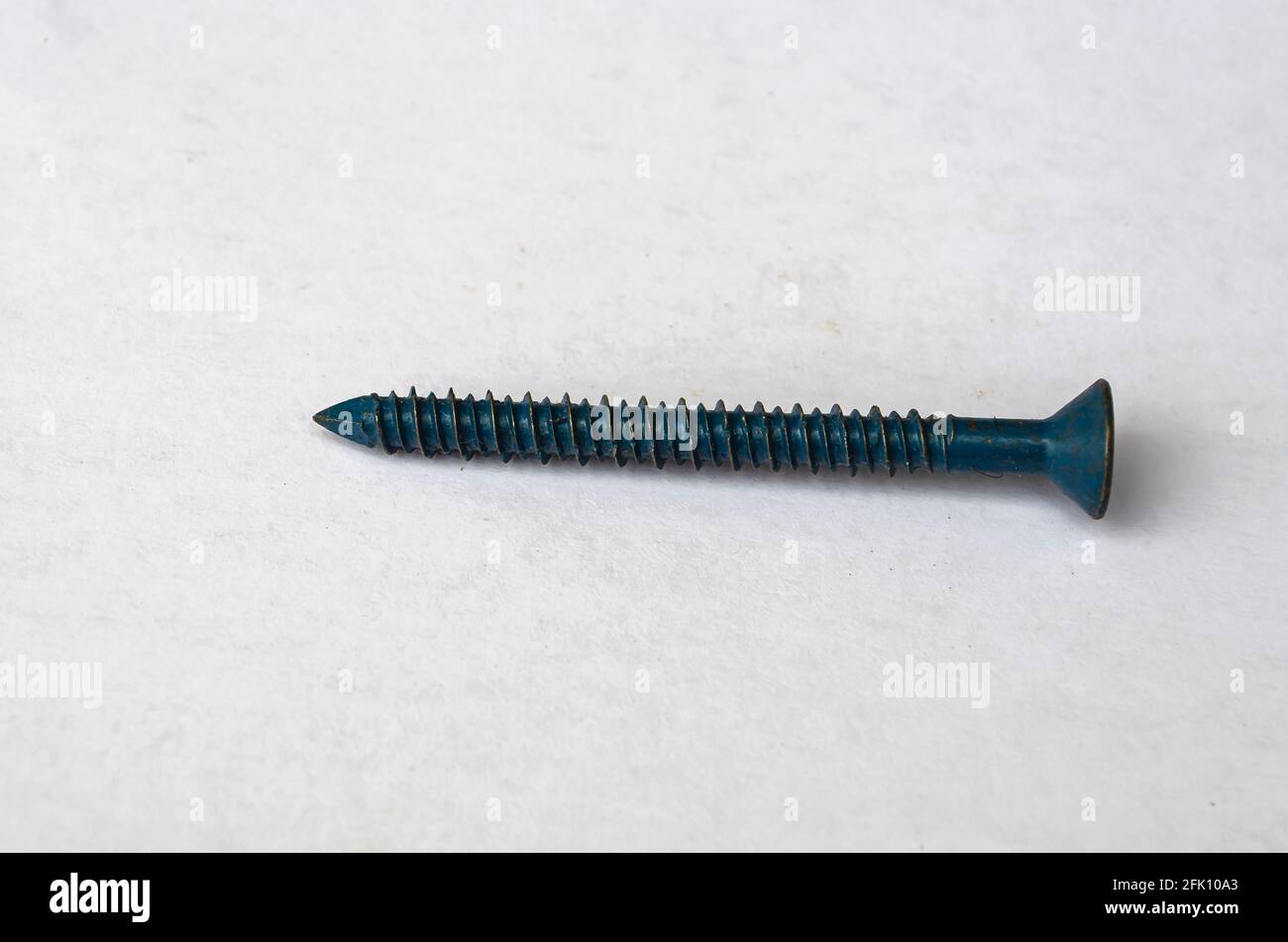 Flat Head Screw Stock Photo - Alamy