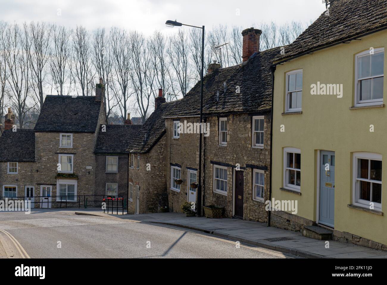 The picturesque High Street of Malmesbury Stock Photo - Alamy