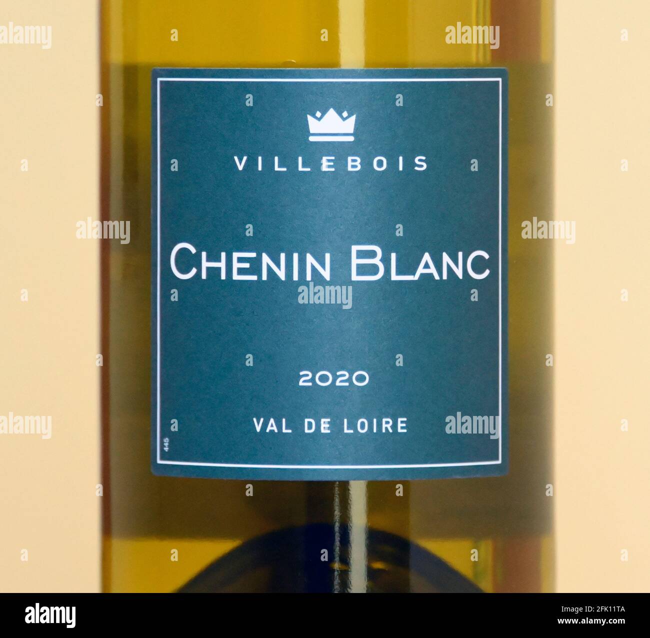 Wine label. Villebois Chenin Blanc. Val de Loire. 2020 Stock Photo - Alamy