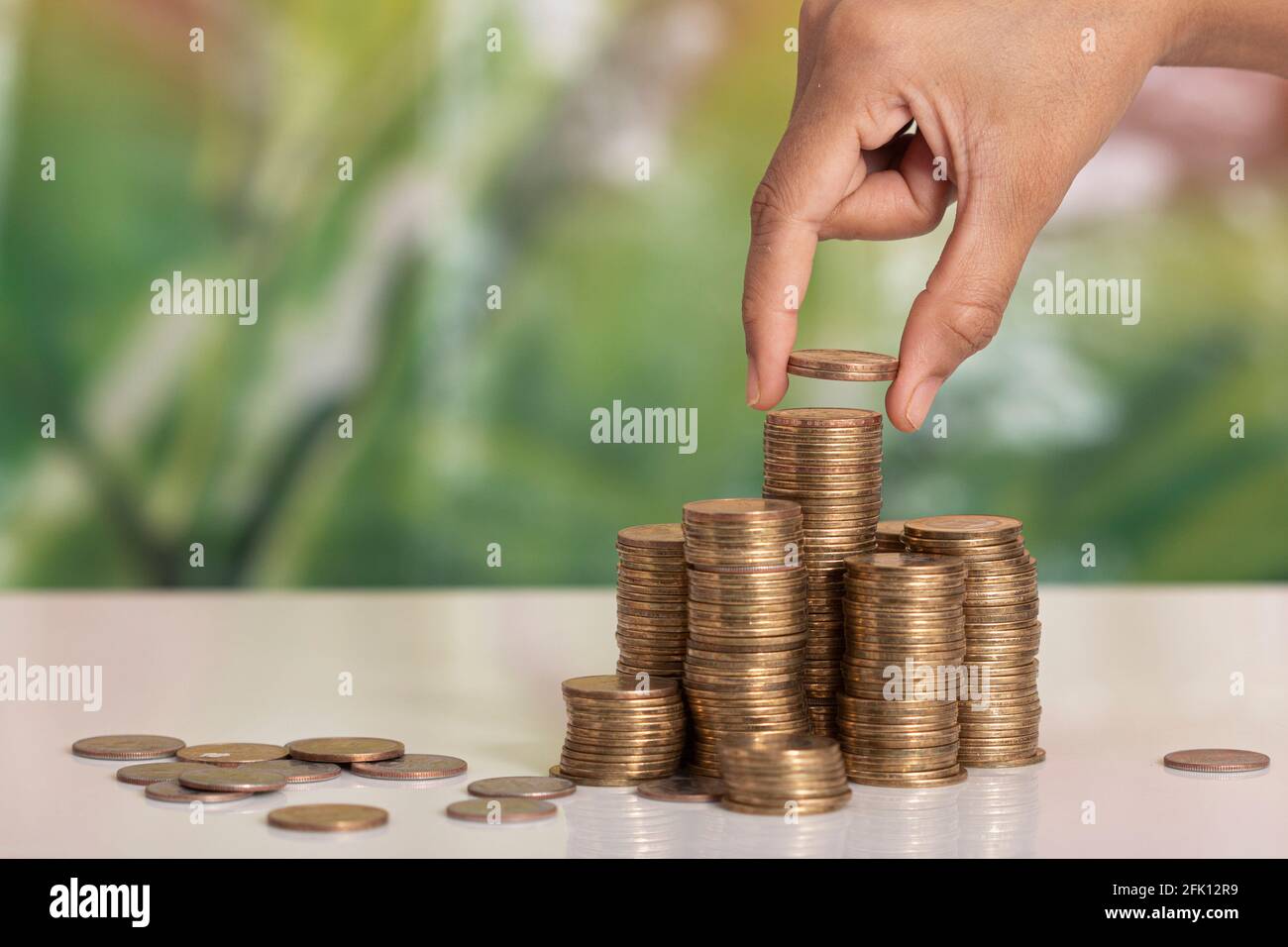 Money savings, investment, making money for future Stock Photo - Alamy