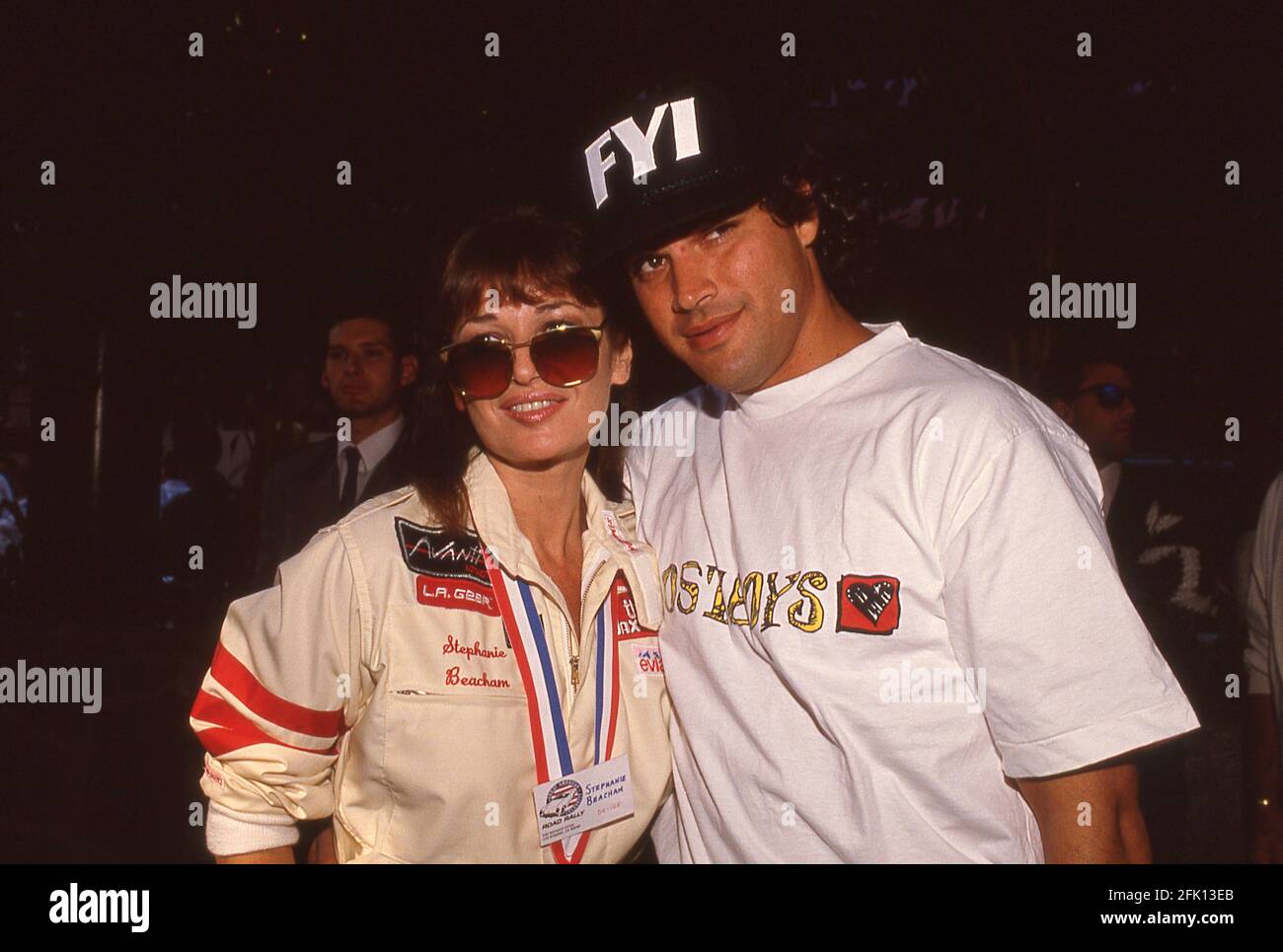 Stephanie Beacham and Steve Silva 1990 Credit: Ralph Dominguez ...