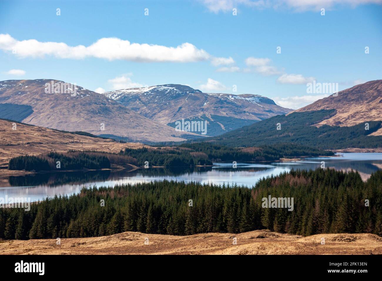 Wonderful scottish highlands mountains landscape Stock Photo - Alamy