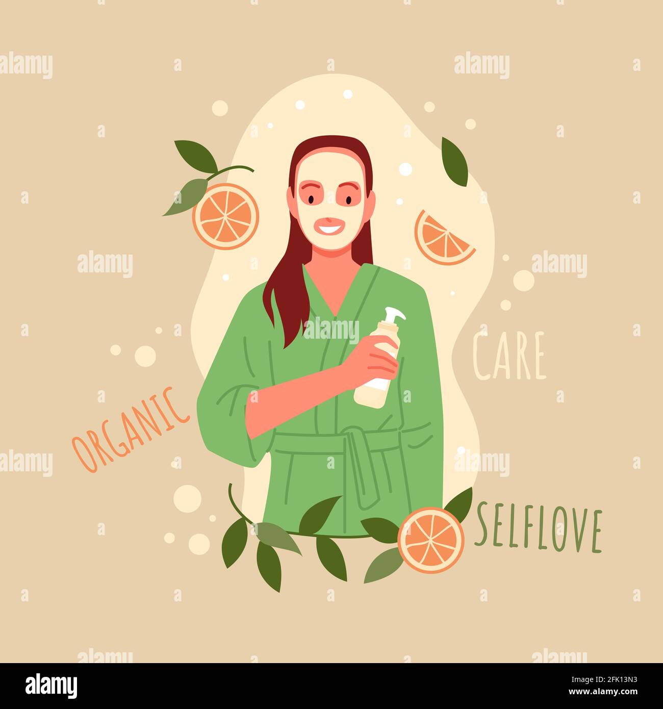 Woman spray hair care Stock Vector Images - Alamy