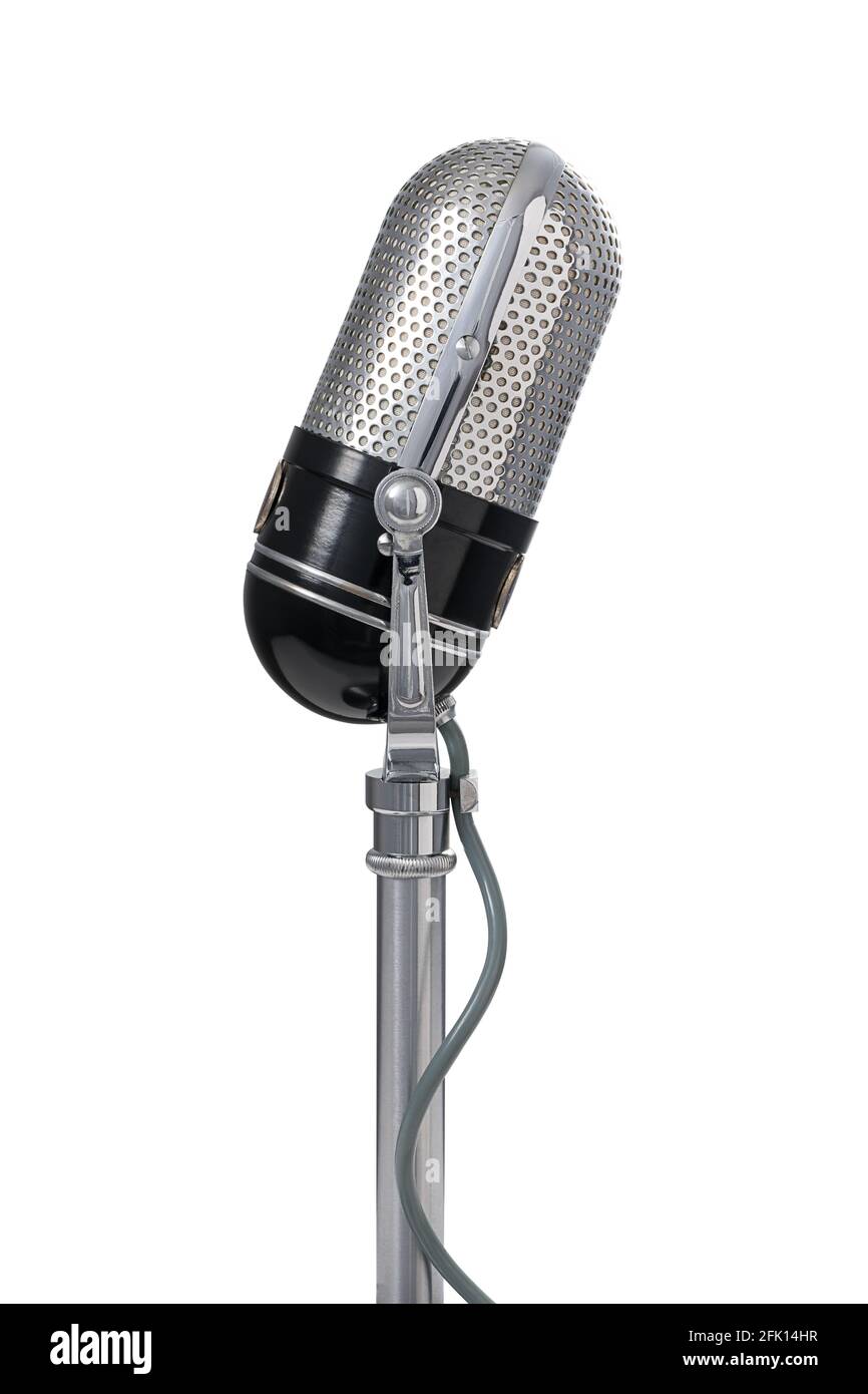 1950s singing microphone hi-res stock photography and images - Alamy