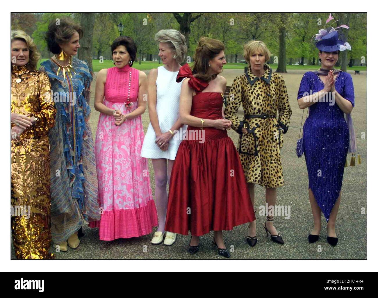 The 2002 NSPCC Berkeley Dress Show, the traditional start to the London ...