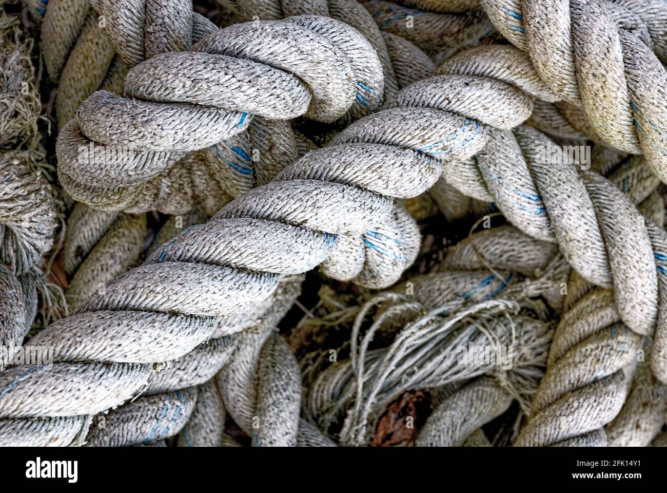 Closeup rope messy industry hi-res stock photography and images - Alamy