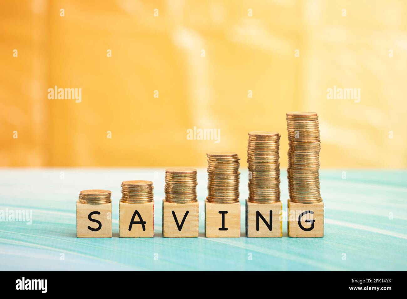 money saving for future pension Stock Photo - Alamy