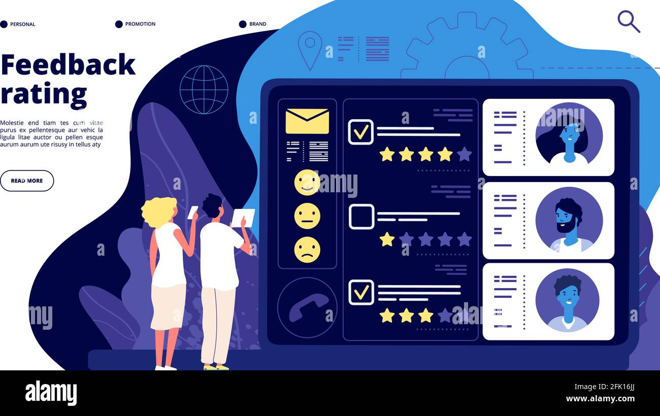 Customer satisfaction Stock Vector Images - Alamy