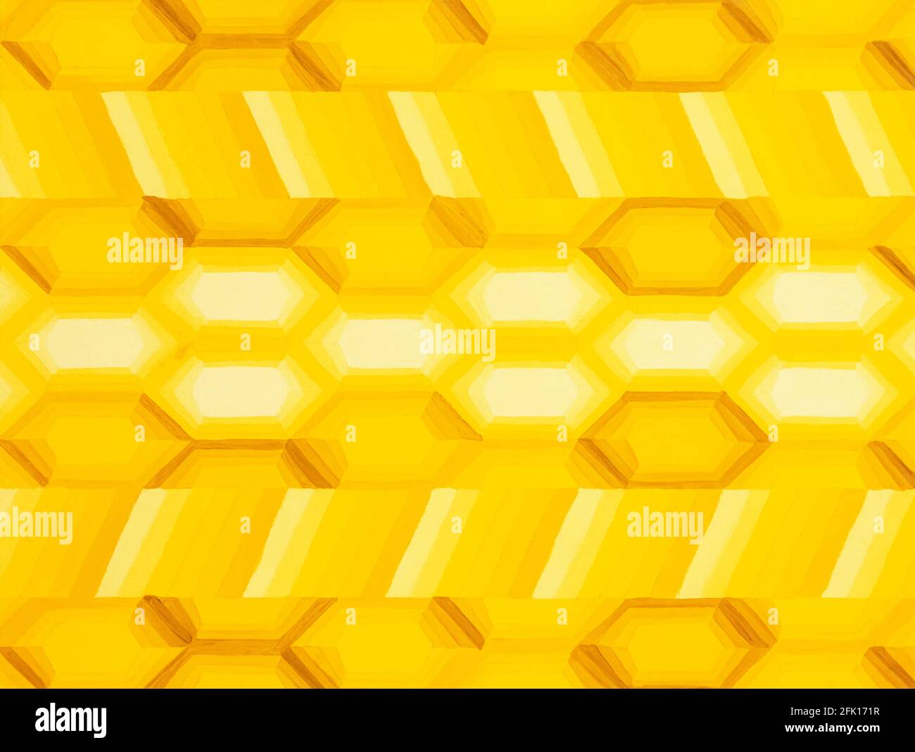 Texture mesh, honeycomb pattern illustration. Hand drawn painting in ...