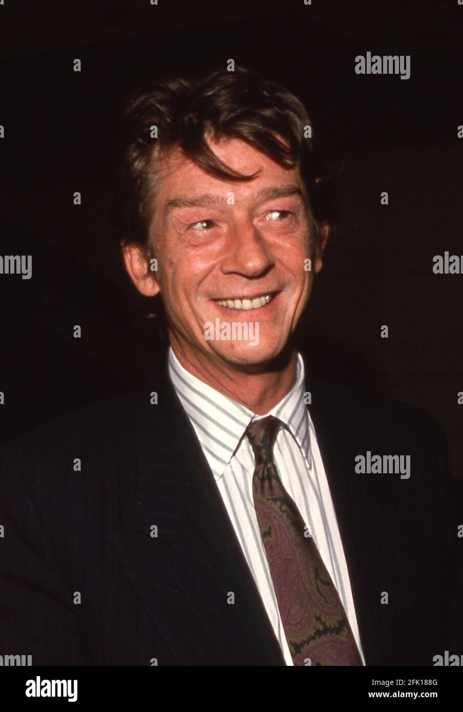 John Hurt April 1989 Credit: Ralph Dominguez/MediaPunch Stock Photo - Alamy