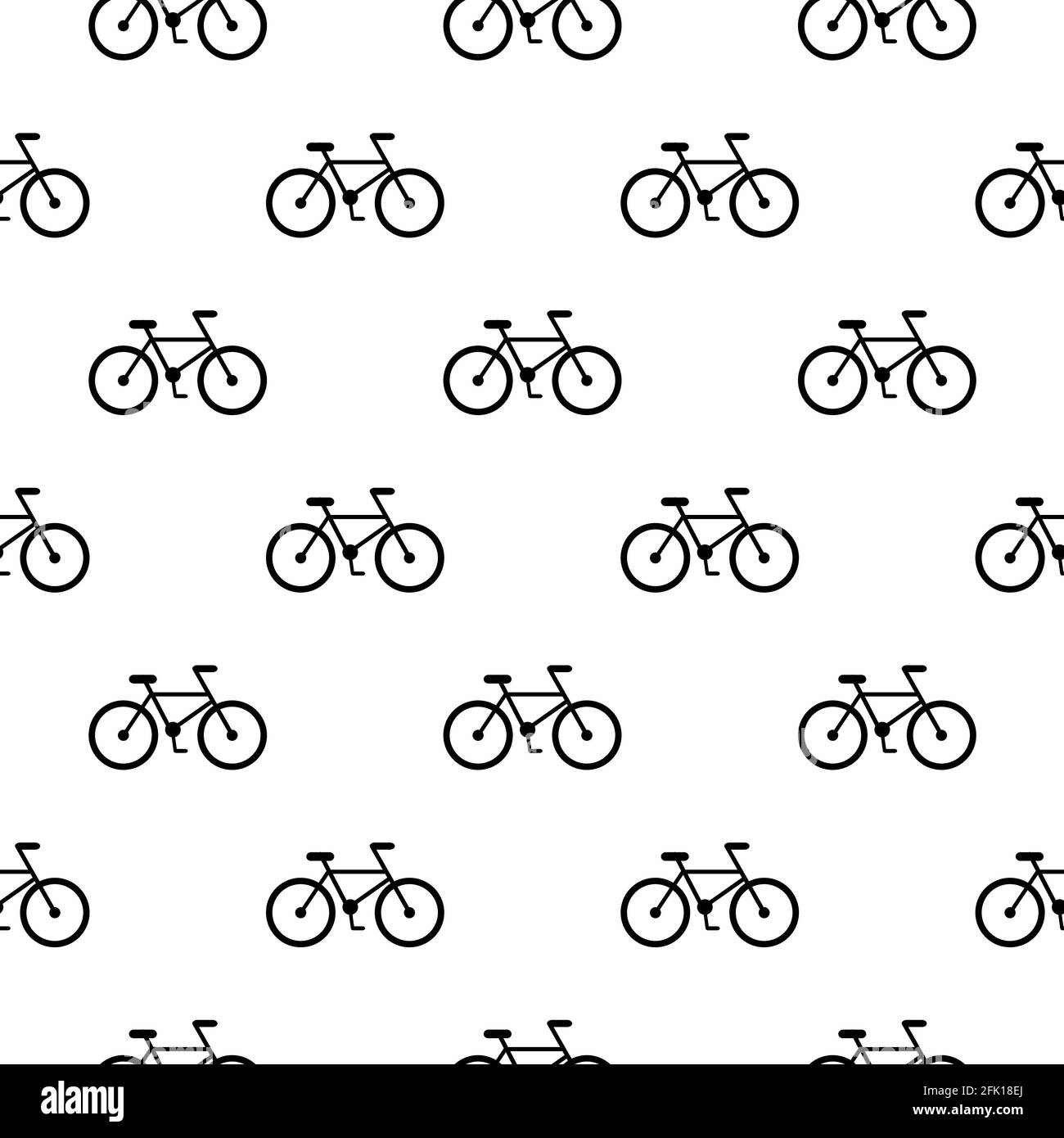 Bicycle Pattern Wallpaper