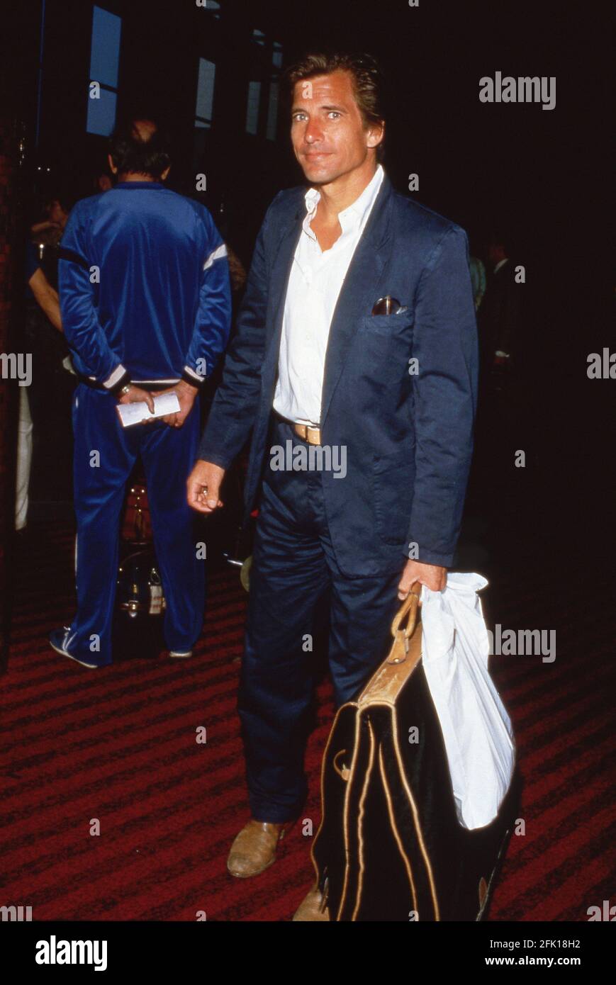 Dirk Benedict May 1985 Credit: Ralph Dominguez/MediaPunch Stock Photo ...