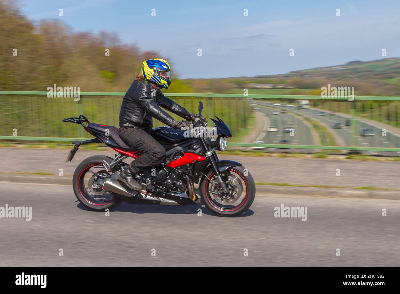 Triumph street triple bikes hi-res stock photography and images - Alamy