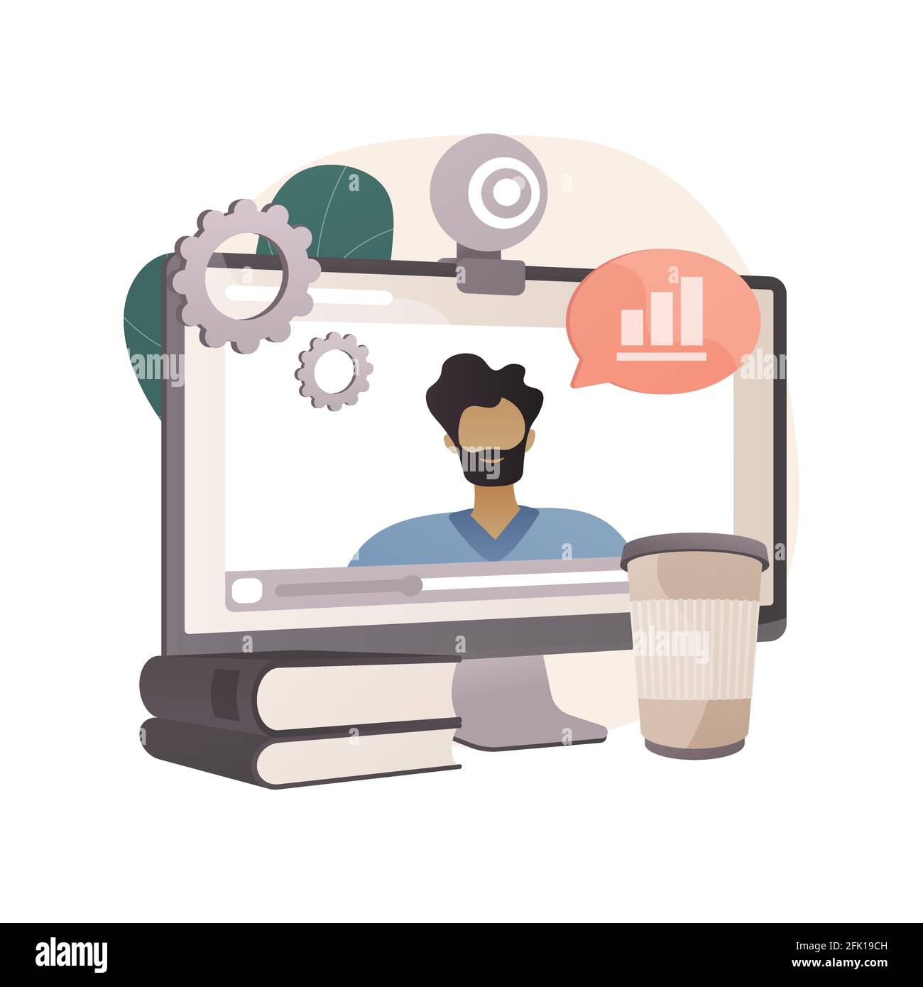 Webinar abstract concept vector illustration Stock Vector Image & Art ...