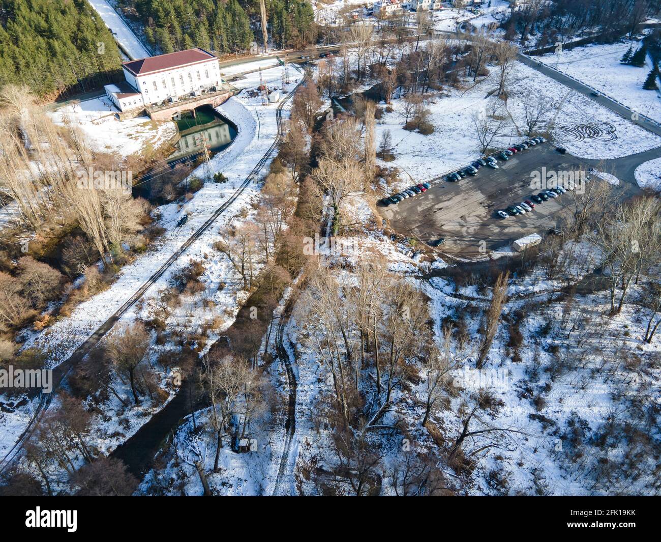 Aerial winter view pancharevo hi-res stock photography and images - Alamy