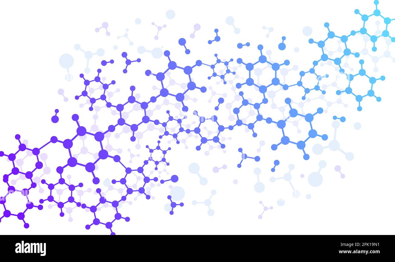 Molecular Background Hexagon Chemical Structures Medical Design Web