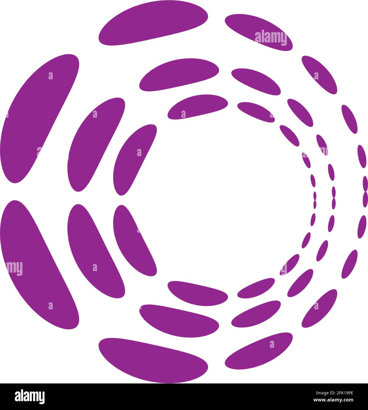 halftone logo vector icon design template Stock Vector Image & Art - Alamy