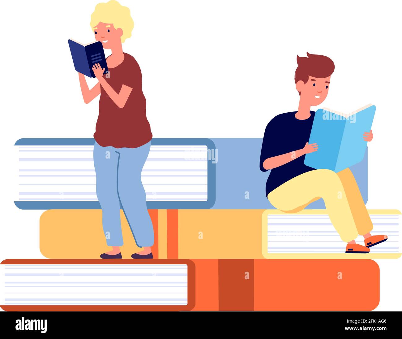 Cartoon Library Time