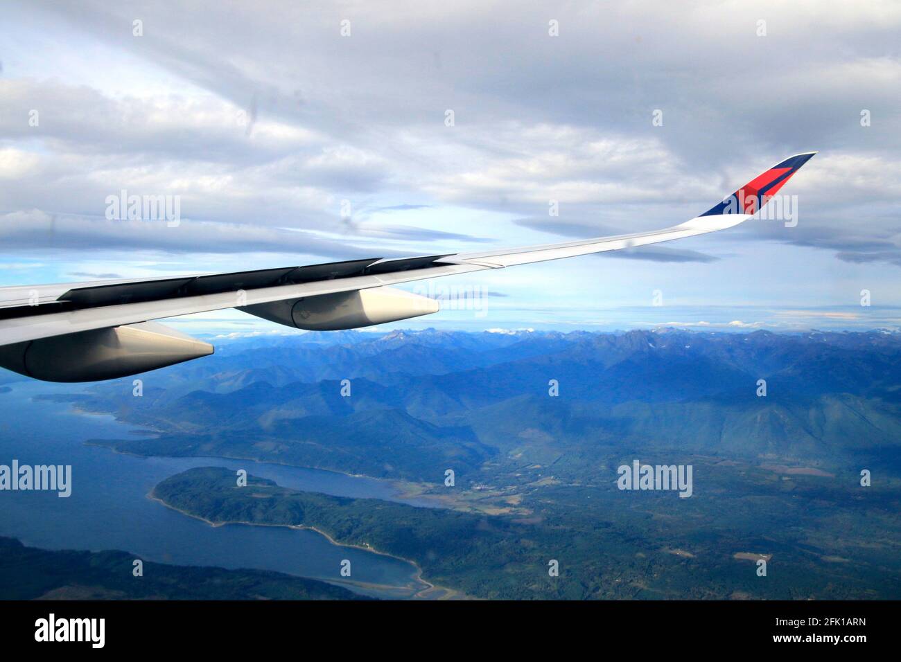 Aerial View of outskirts of Seattle USA Stock Photo - Alamy