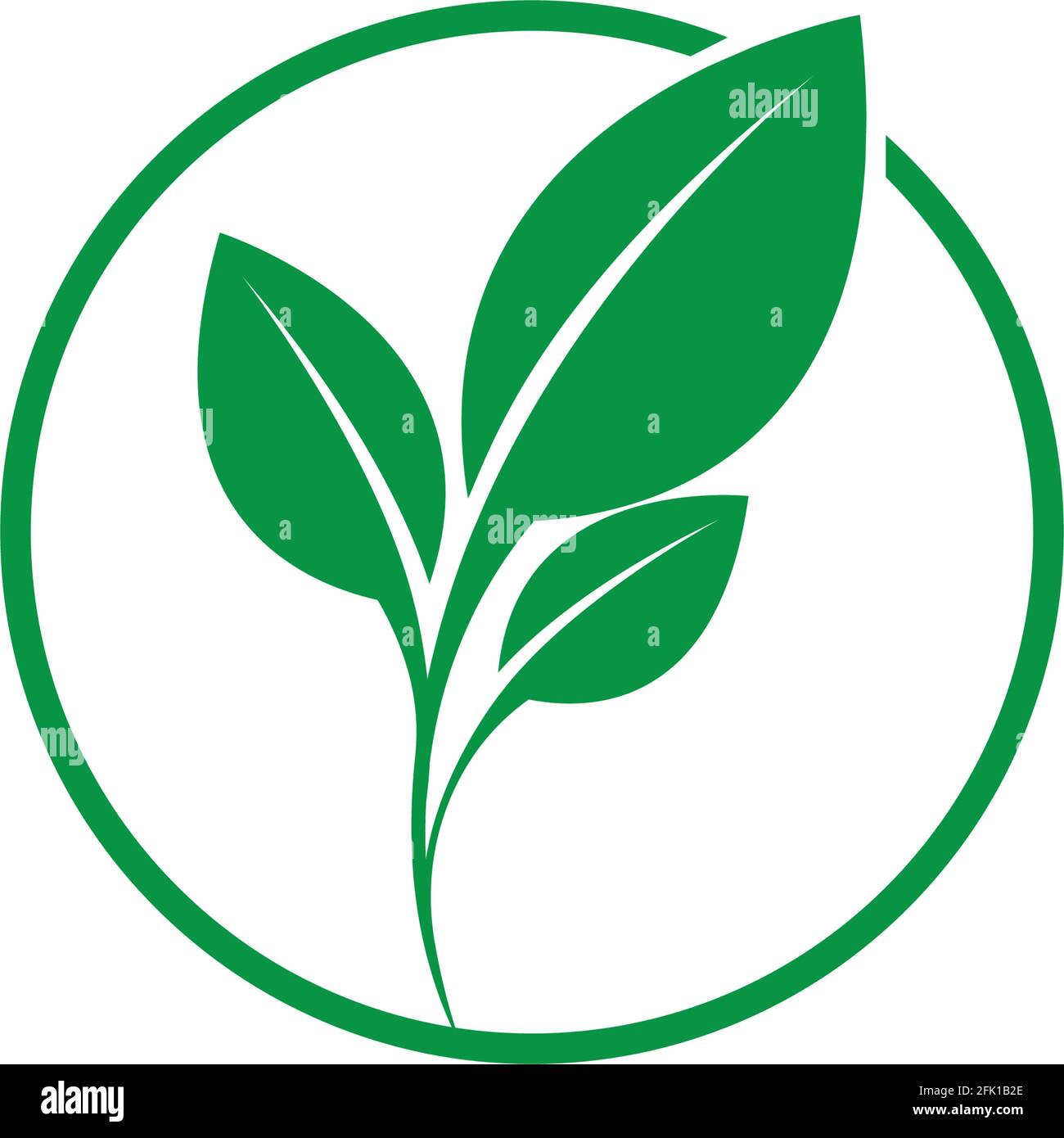 green leaf ecology nature element vector Stock Vector Image & Art - Alamy