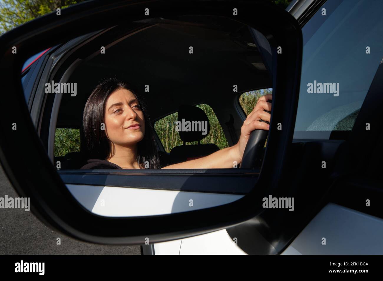 Drivers Eyes In Mirror High Resolution Stock Photography and Images - Alamy