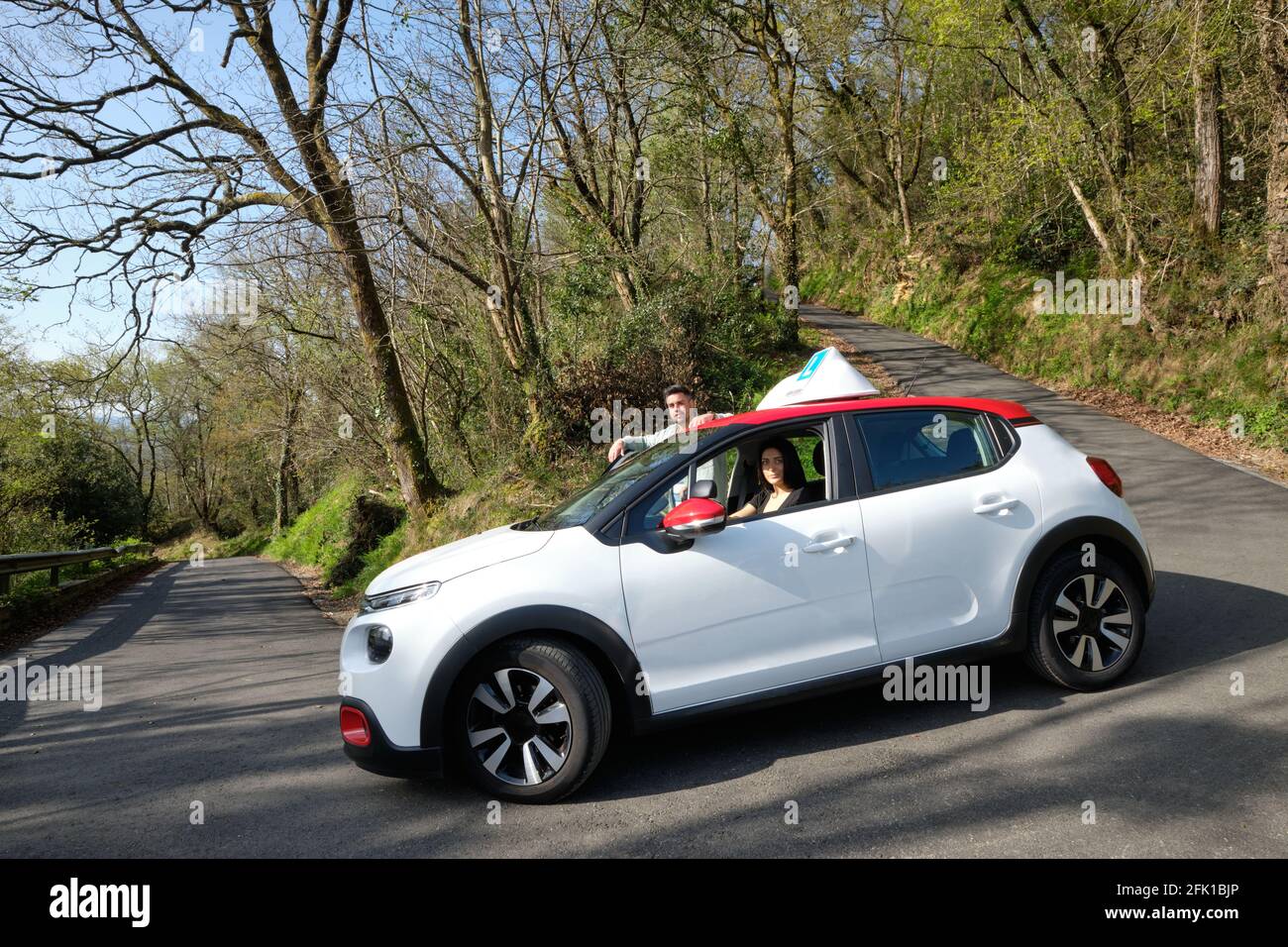 Red Learner Driver Car High Resolution Stock Photography and Images - Alamy