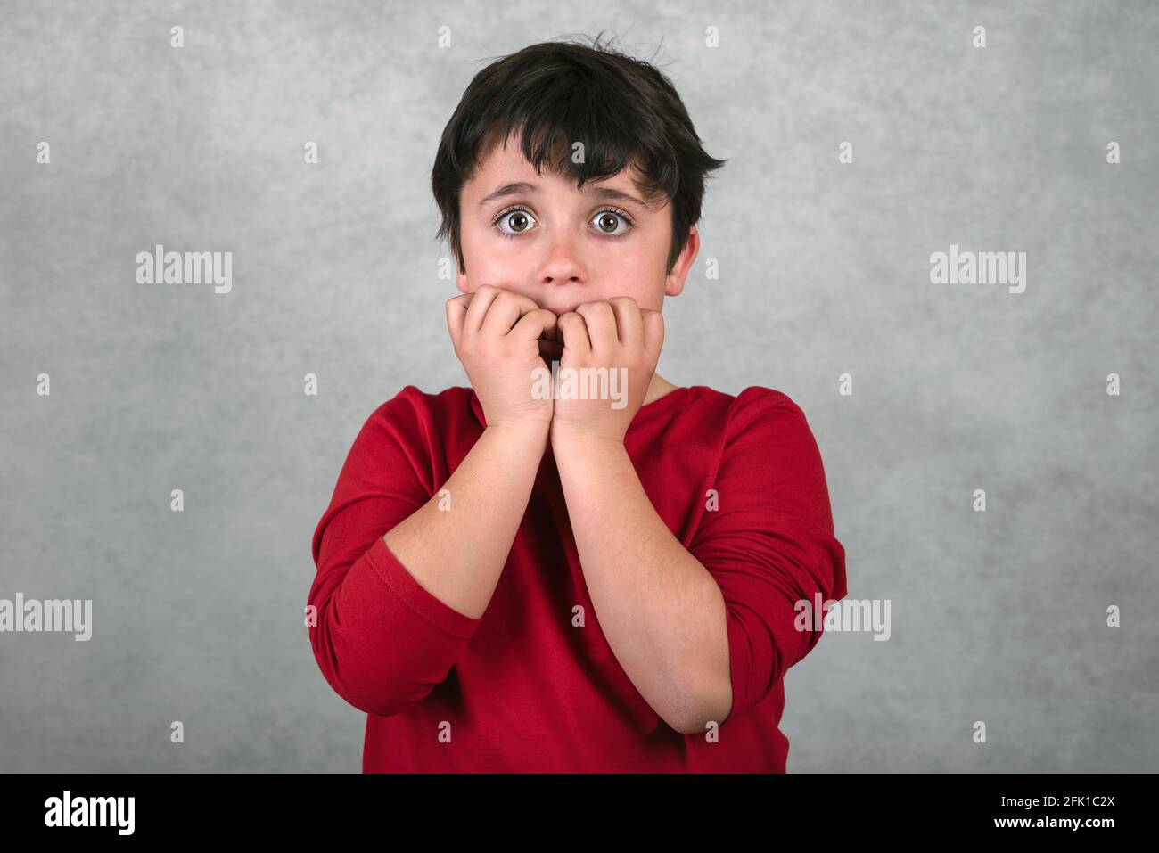 Portrait child who bites hi-res stock photography and images - Alamy