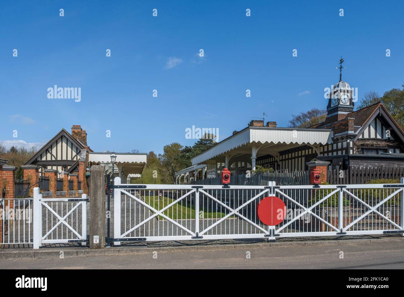 View of Wolferton Station Stock Photo - Alamy