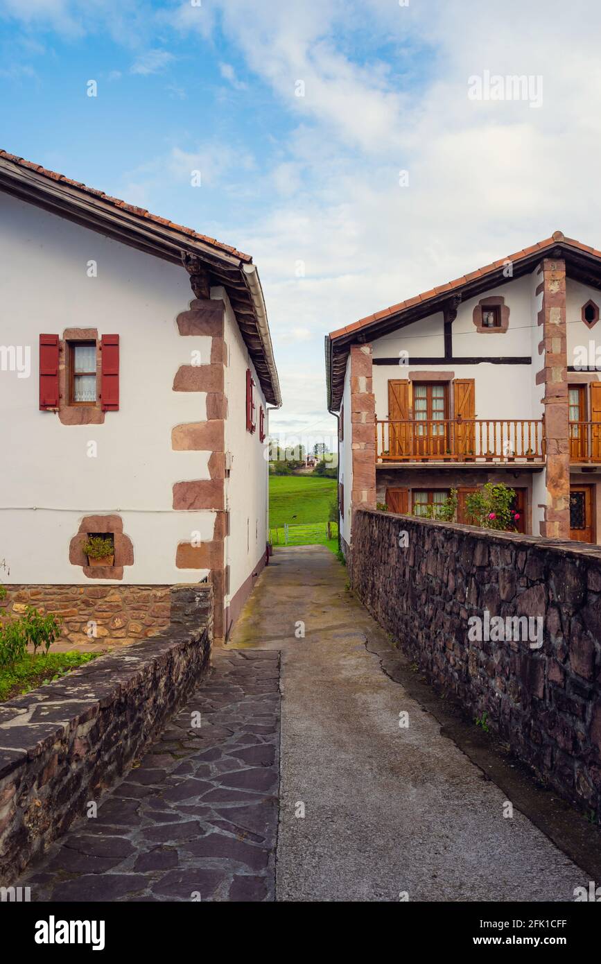 Typical basque home hi-res stock photography and images - Alamy