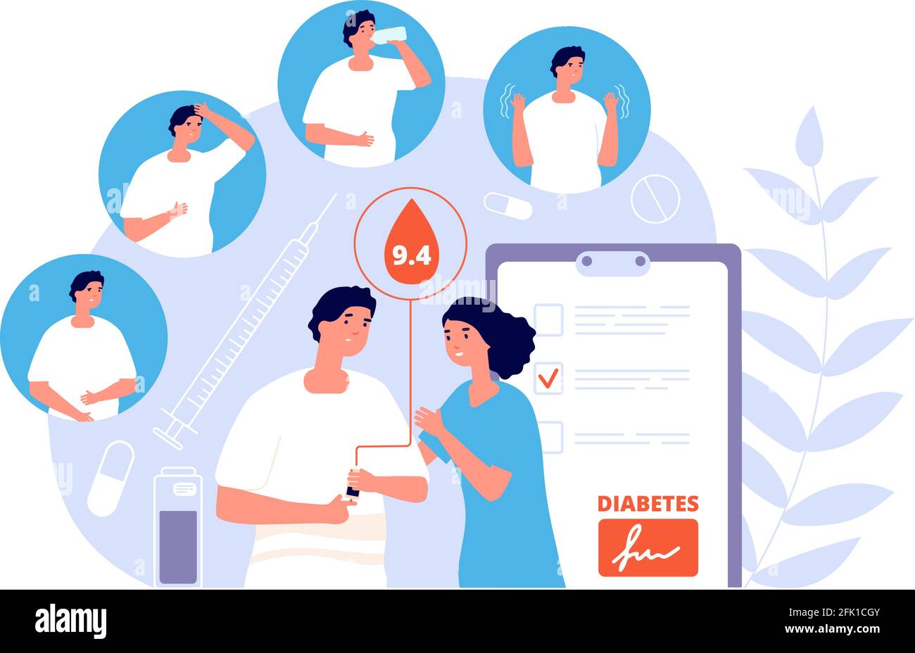 Diagnose diagnosis Cut Out Stock Images & Pictures - Alamy