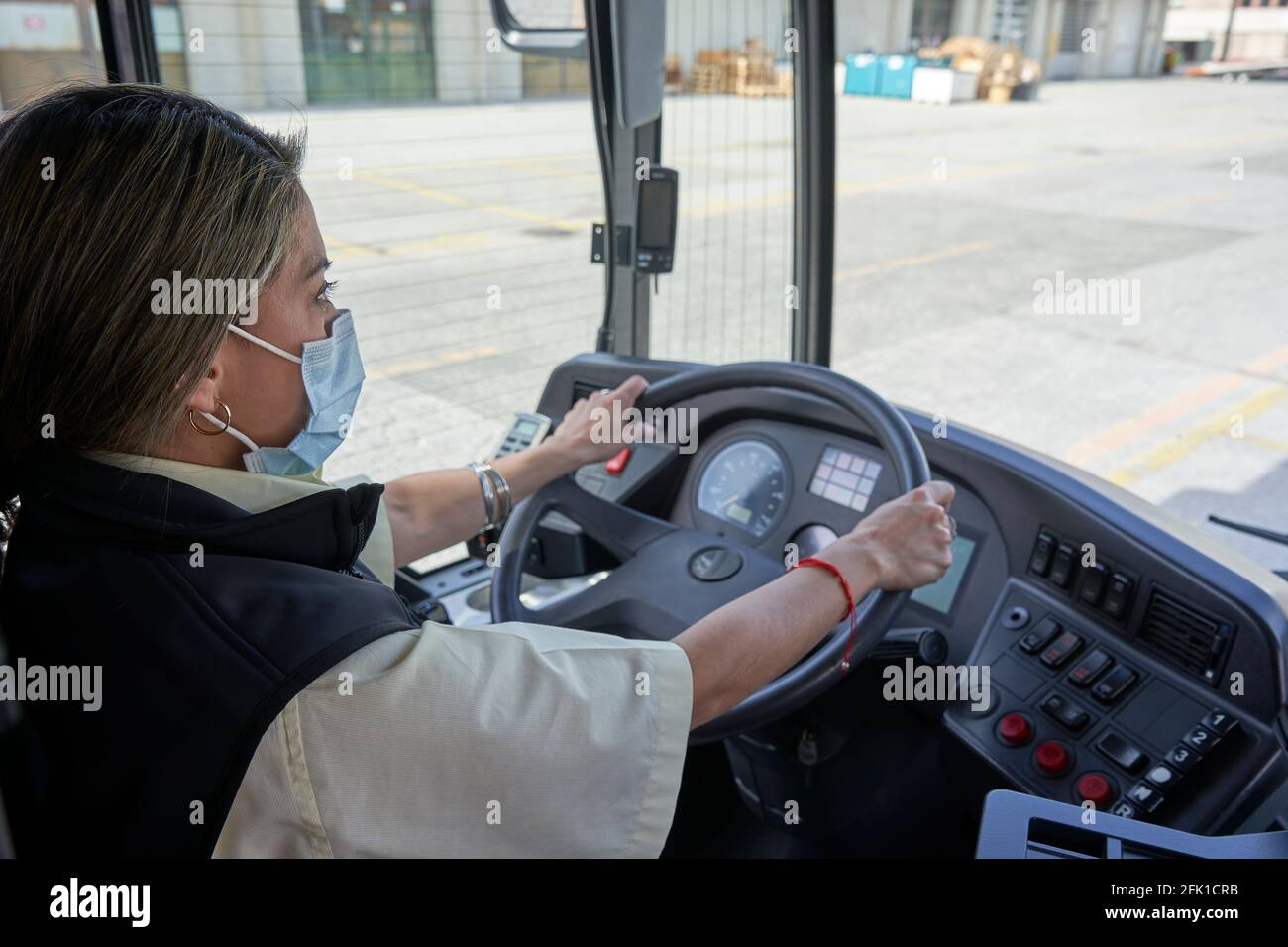 Woman bus driver hi-res stock photography and images - Alamy