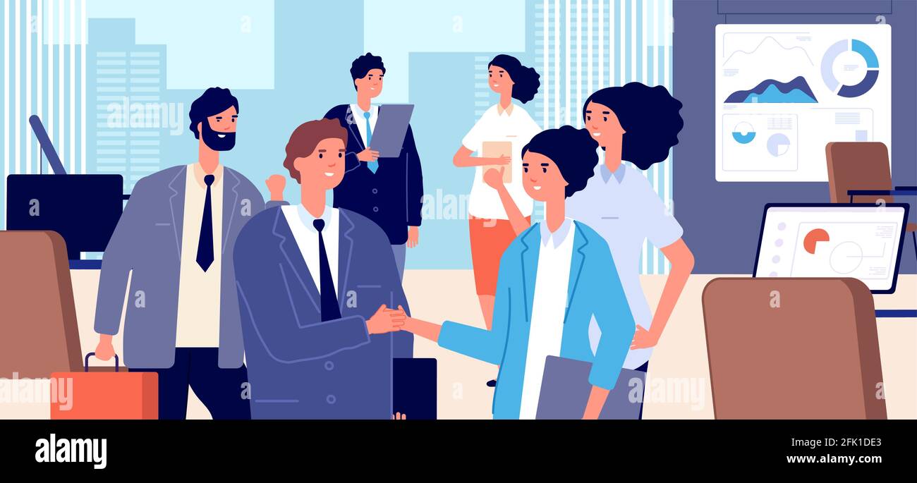 Employment contract cartoon hi-res stock photography and images - Alamy