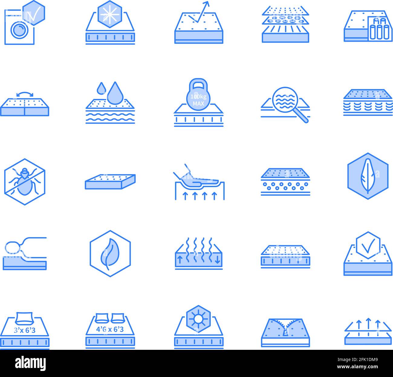 Bedding layer Stock Vector Images - Alamy