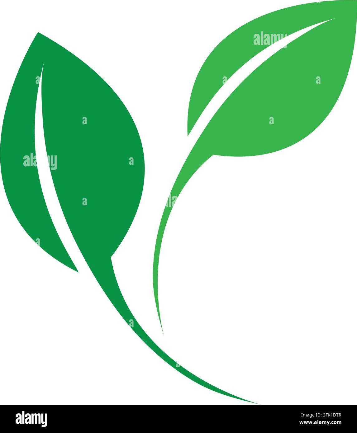 green leaf ecology nature element vector Stock Vector Image & Art - Alamy