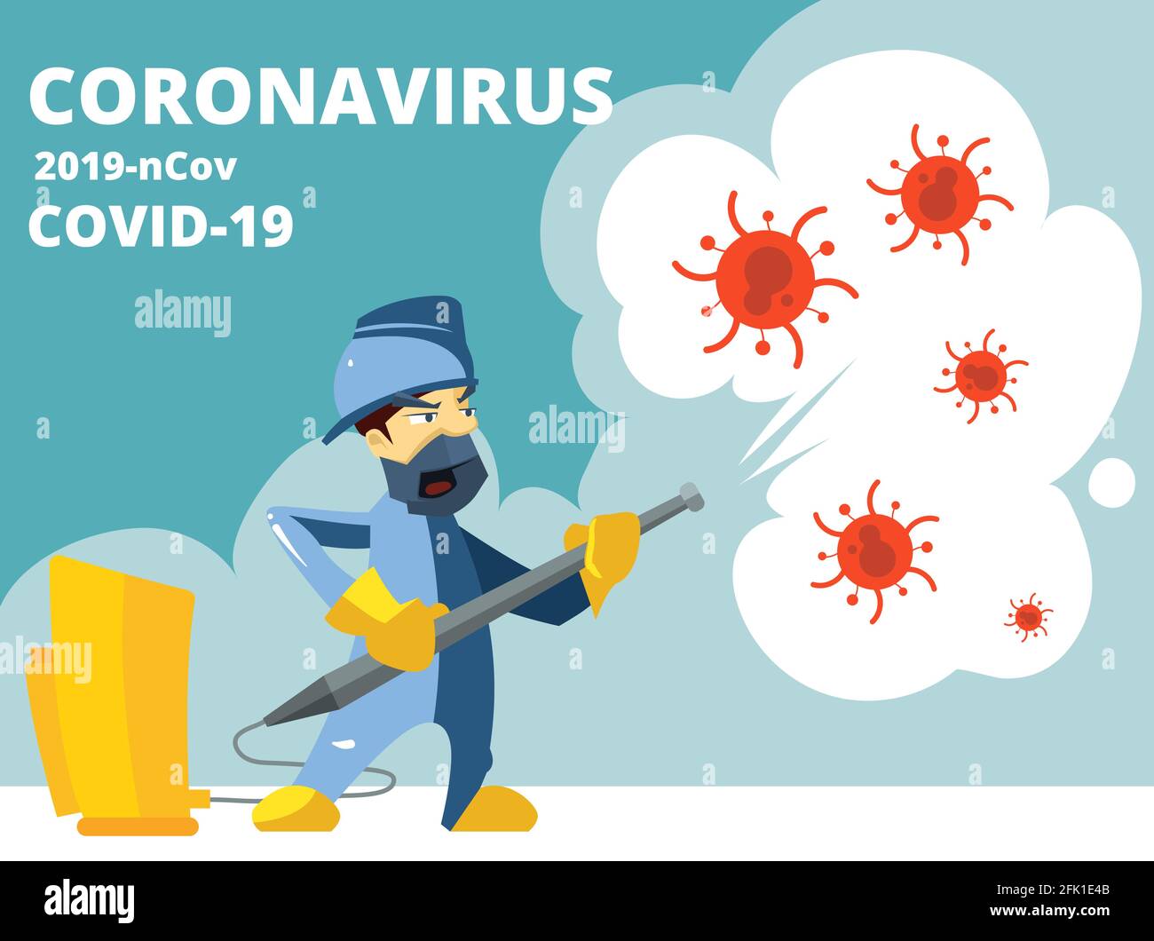 Decontamination procedure Stock Vector Images - Alamy