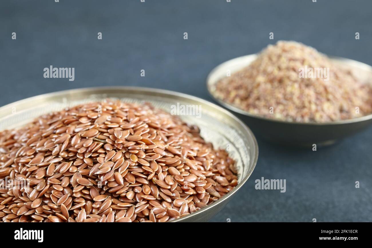 Flaxseed hi-res stock photography and images - Alamy