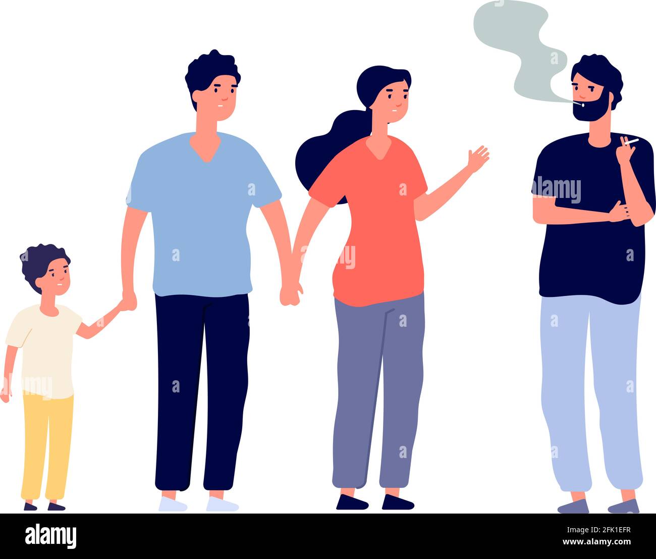 Children and tobacco Cut Out Stock Images & Pictures - Alamy