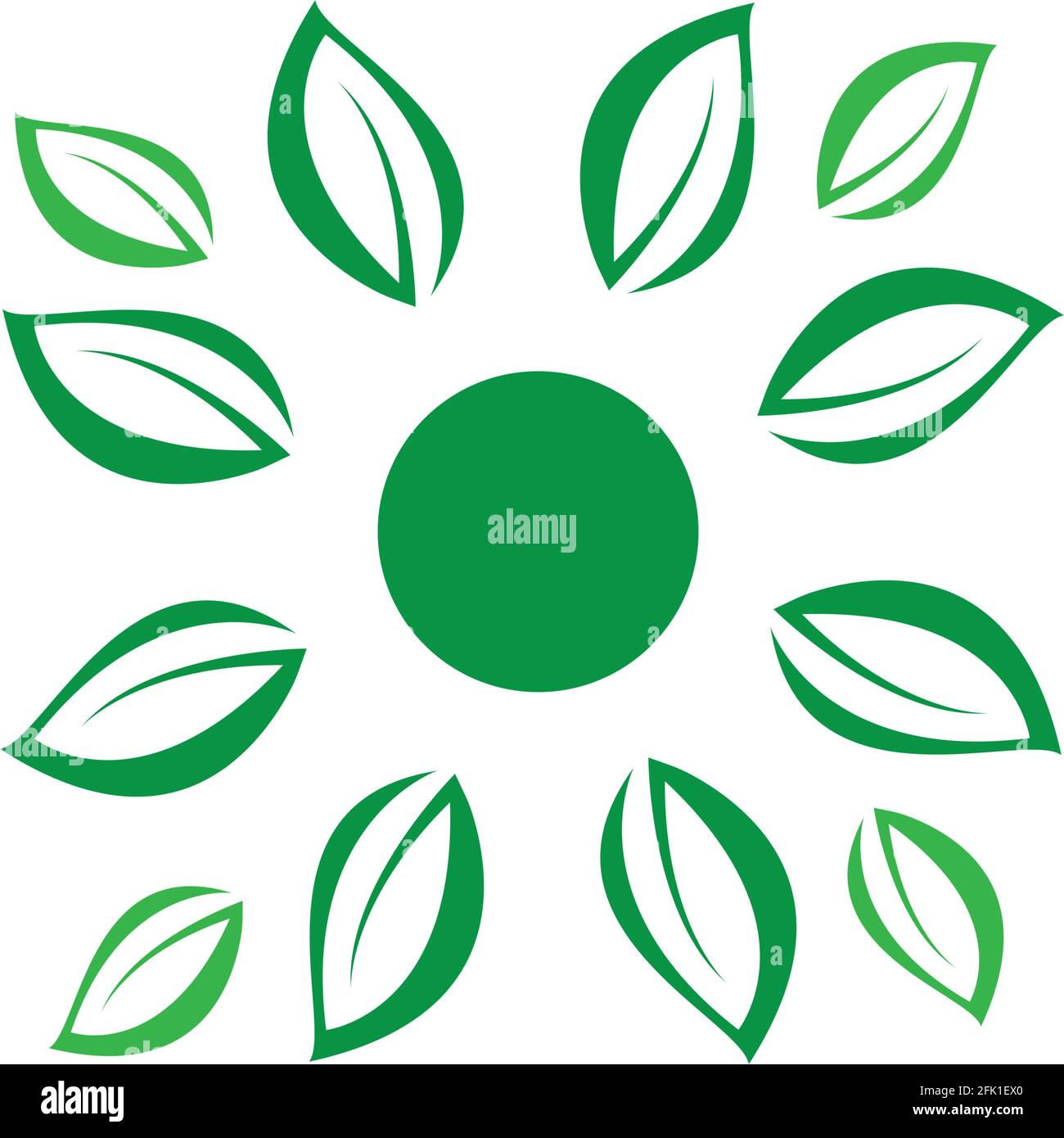 green leaf ecology nature element vector Stock Vector Image & Art - Alamy